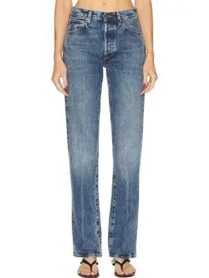 FRAME Vertical Straight Leg Jeans - Knock Out