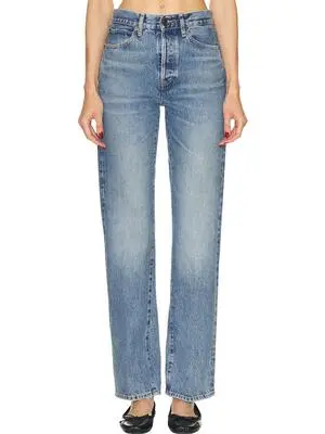 FRAME Vertical Straight Leg Jeans - Trust