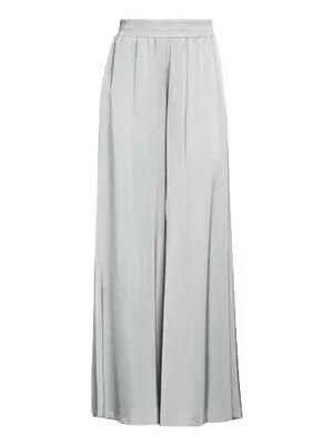 Fabiana Filippi Wide-Leg Satin Pants Grey