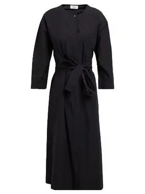 OTTOD'AME OTTOD'AME Midi Shirt Dress Black