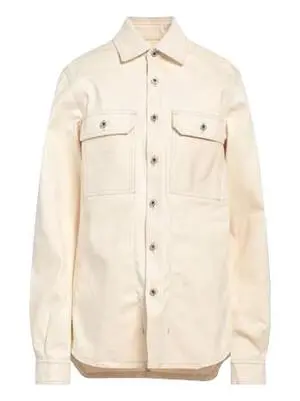 Rick Owens Denim Overshirt - White
