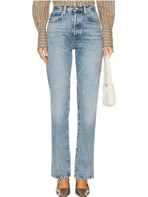 FRAME Vertical Straight Leg Jeans