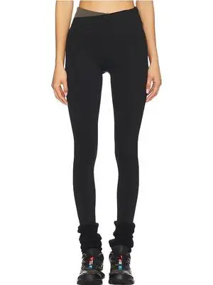 P.E Nation Wander Full Length Legging In Black - Black & Tarmac