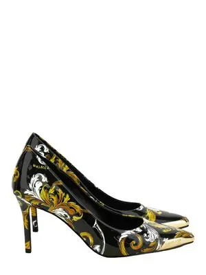 Versace Printed Pumps - Black
