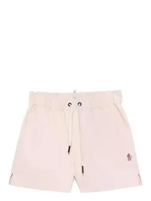 Moncler Embroidered Shorts - Pink