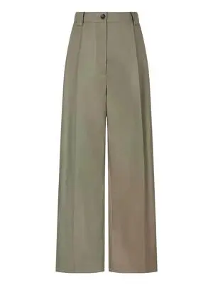 STUDIO TOMBOY Pleat-detail Trousers - Green