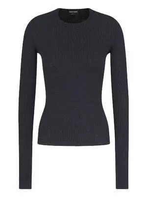 Giorgio Armani Stretch Viscose Blend Jumper - Black / White / Pink / Gray