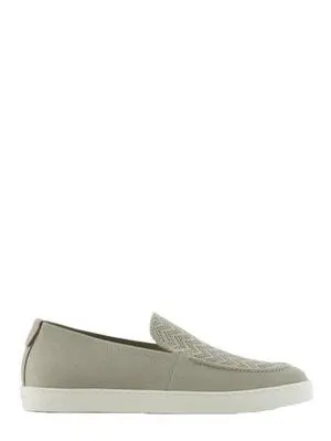 Giorgio Armani Giorgio Armani Men's Knit Slip-On Footwear Red