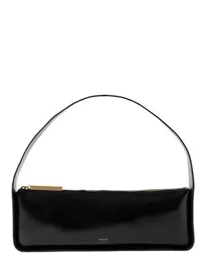 Khaite Lori Leather Shoulder Bag - Black