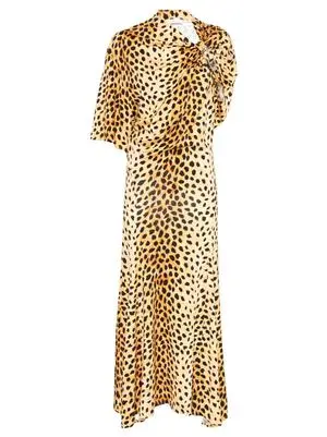 PACO RABANNE Rabanne Leopard-Print Maxi Dress