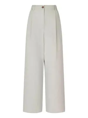 STUDIO TOMBOY Pleat-detail Trousers - Neutrals