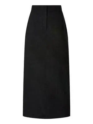 STUDIO TOMBOY Drawstring-waist Maxi Skirt - Black