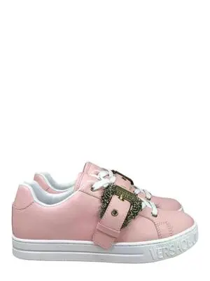 Versace Baroque-buckle Sneakers - Pink