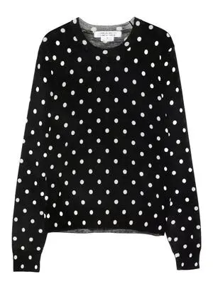 Comme Des Garçons Comme Des Garçons Comme Des Garçons Polka-Dot Sweater Black