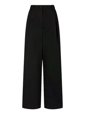 STUDIO TOMBOY Pleat-detail Trousers - Black