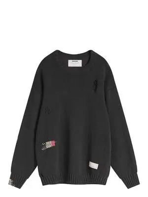 NEIGHBORHOOD Savage Crewneck Knit Sweater - Black