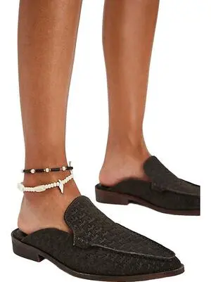 Free People Dragonfly Mocc Toe Loafers - Espresso Suede