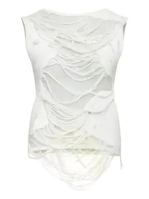MAISON MARGIELA Distressed Top - White