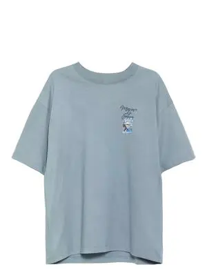 MUSIUM DIV. Graphic-print T-shirt - Blue