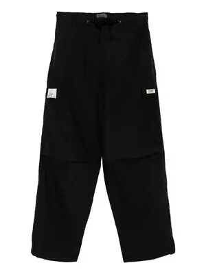 Izzue Cotton Cargo Trousers - Black