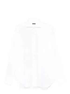 BARBA NAPOLI Linen Shirt - White