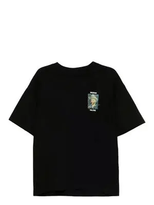 MUSIUM DIV. Graphic-print T-shirt Black