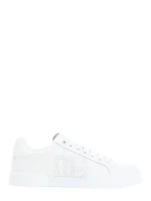 Dolce & Gabbana Leather Sneakers - White