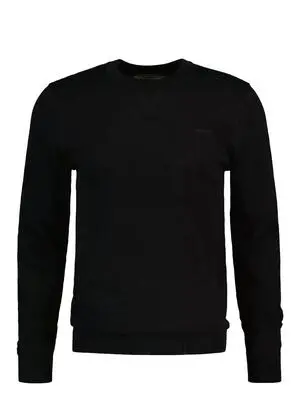 Gant Logo-embroidered Sweater - Black