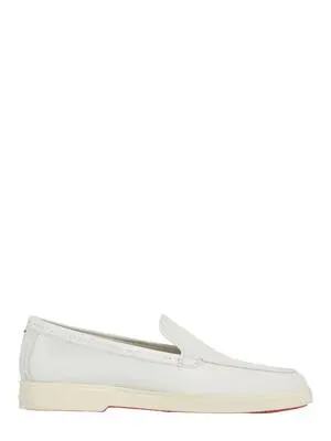 Santoni Leather Loafers - White