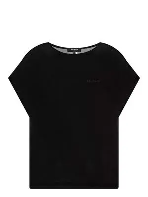 Balmain Logo-embroidered T-shirt - Black