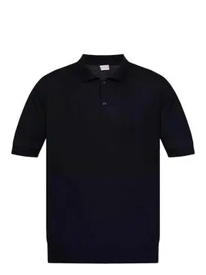 Moncler Logo-appliqué Polo Shirt - Blue