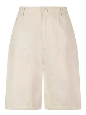 STUDIO TOMBOY Contrast-stitching Shorts - Neutrals