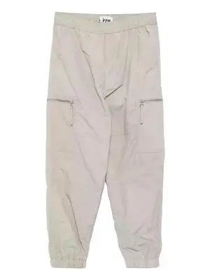 Izzue Logo-print Trousers - Neutrals