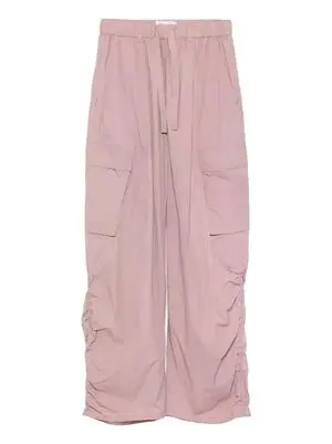 Izzue Drawstring Cargo Trousers - Pink