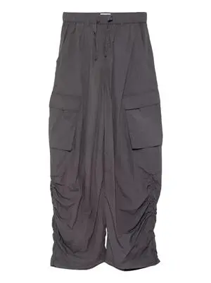 Izzue Drawstring Cargo Trousers - Grey