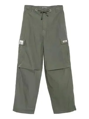 Izzue Cotton Cargo Trousers - Green