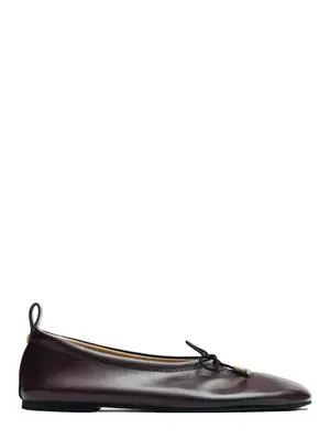 ALOHAS Rosalind Leather Ballet Flats - Brown