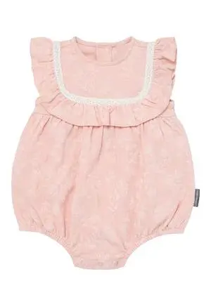 MODERN MOMENTS™ BY GERBER Modern Moments™ By Gerber Ruffle Bubble Romper Rose Floral
