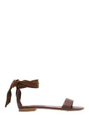 Manolo Blahnik Chastana Sandals - Brown