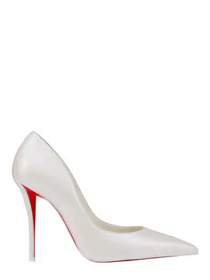 CHRISTIAN LOUBOUTIN Christian Louboutin Miss Z Nappa Leather Pumps 100 White