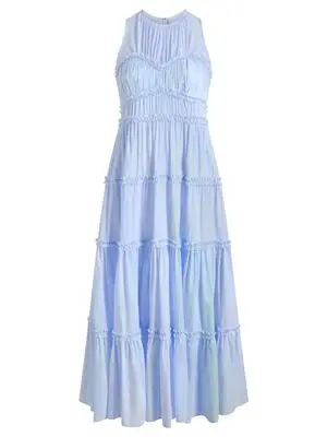 Cinq À Sept Sirrina Midi Dress - Blue
