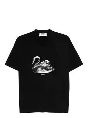SEEN USERS Name Swan T-shirt - Black