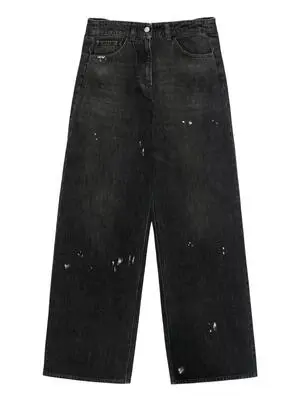 SEEN USERS Pull To Open Jeans - Black