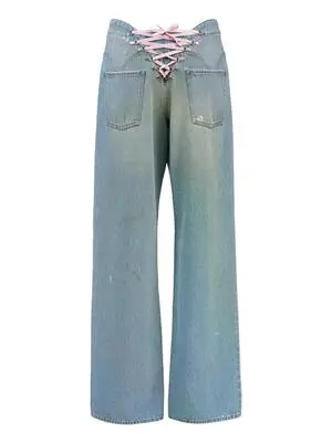SEEN USERS Pull To Open Jeans - Blue