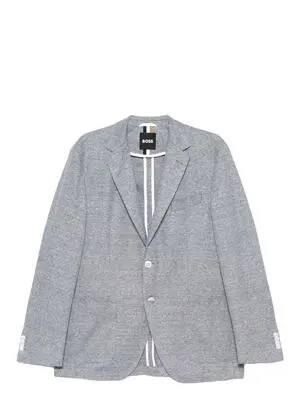 BOSS Patterned Blazer - Blue