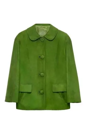 Prada Suede Jacket - Green
