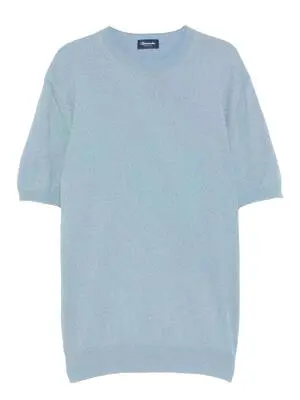 DRUMOHR Textured T-shirt Blue