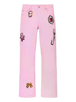Marc Jacobs Runway Charm Straight Jeans - Pink