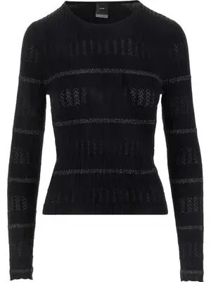Pinko Striped Jumper - Black