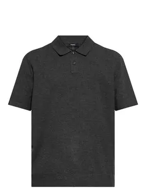Theory Short-sleeved Polo Shirt - Grey